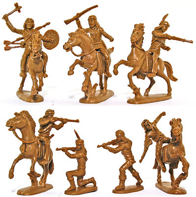 Atlantic Geronimo Apache War Party - set 1203 in Sioux box - 60mm scale ...