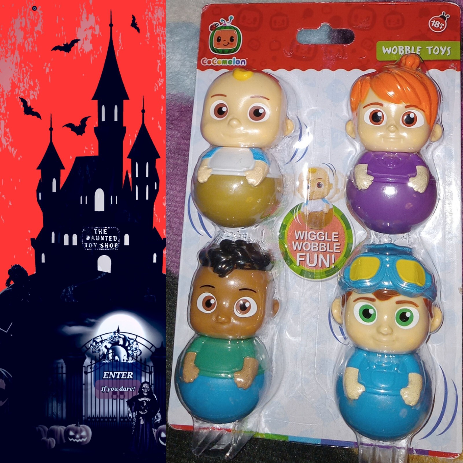 NEW! Cocomelon Wobble Toys Set of 4 Wiggle Wobble Fun 18m+ | eBay