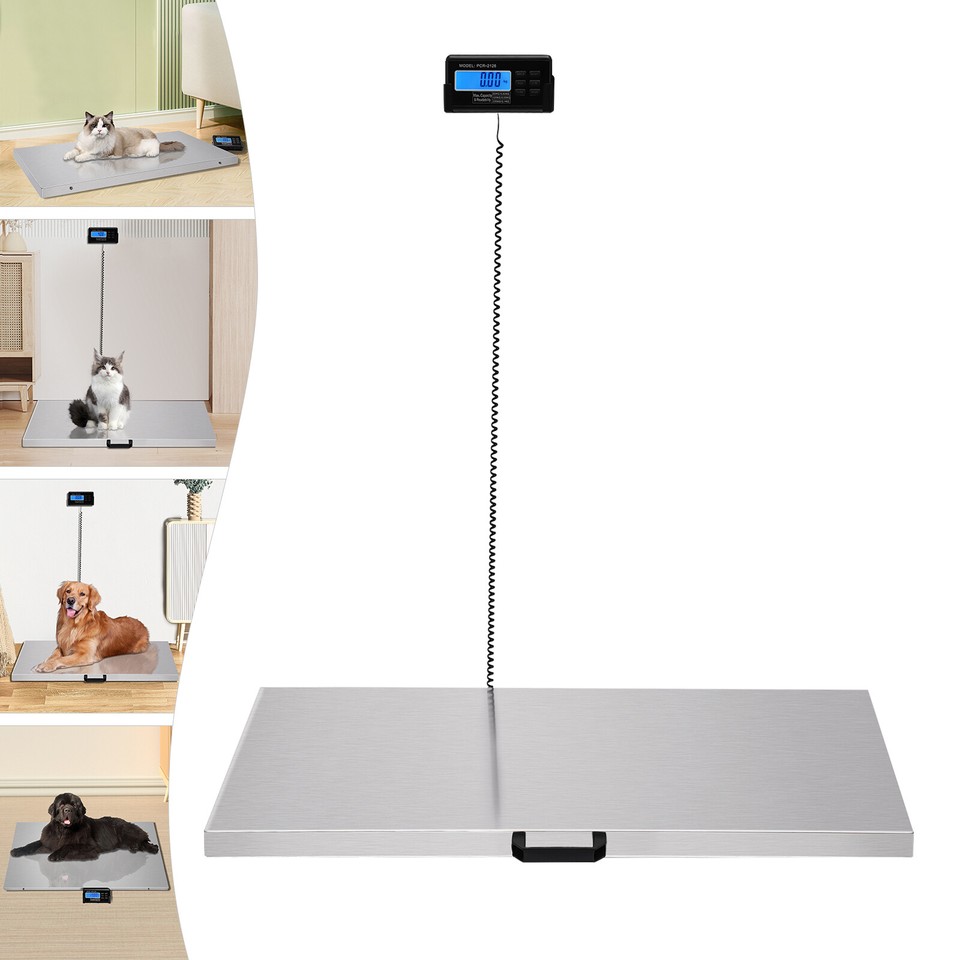 LARGE 440LB Dog Digital Pet Weight Scale for Shipping Veterinary ...