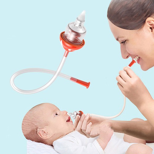 Baby Nasal Suction Aspirator Nose Cleaner Mouth Suction Nose Anti-ride ...