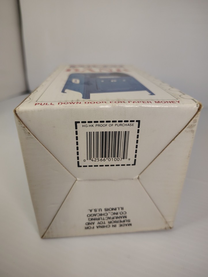 NEW IN BOX USPS MAIL BOX BANK ALL STEEL 2 KEYS SUPERIOR TOY ...