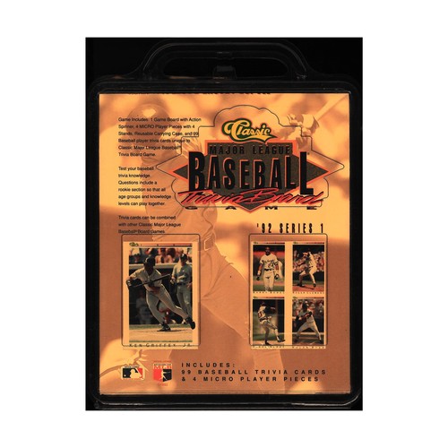 Classic Trivia Game Major League Baseball Trivia Board Game (1992 Ed, S ...