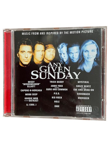 Any Given Sunday Soundtrack CD Missy Elliott Mobb Deep DMX Kid Rock ...
