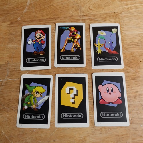 Nintendo 3Ds Trading AR Cards A1 A2 A3 A4 A5 A6 Link Mario Metroid ...