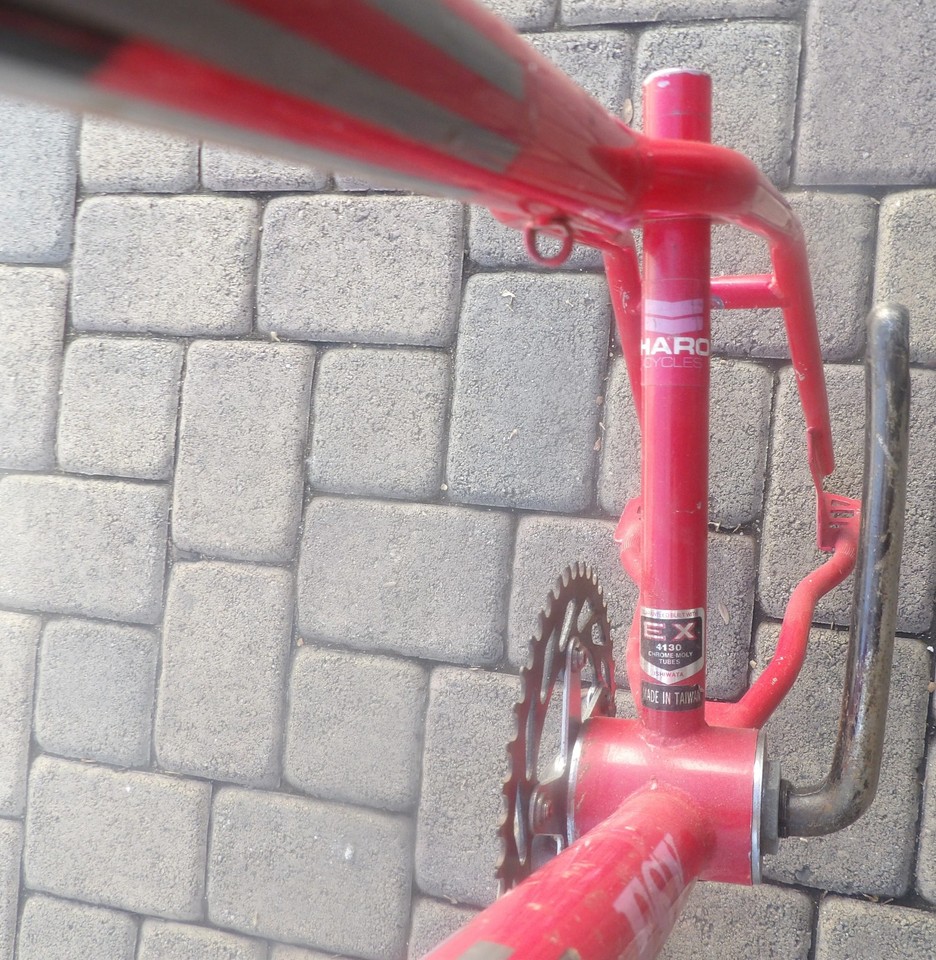 1987 Haro FSX Frame Original Paint & Decals w/orginal Haro crank BMX ...