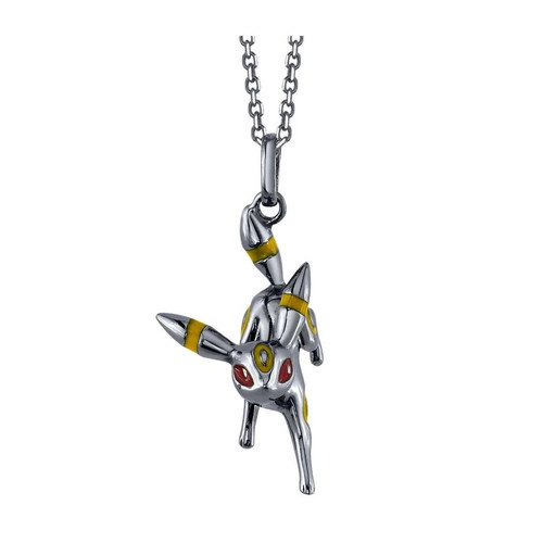 Pokémon Center × RockLove: Umbreon Pendant Necklace .925 Silver ...