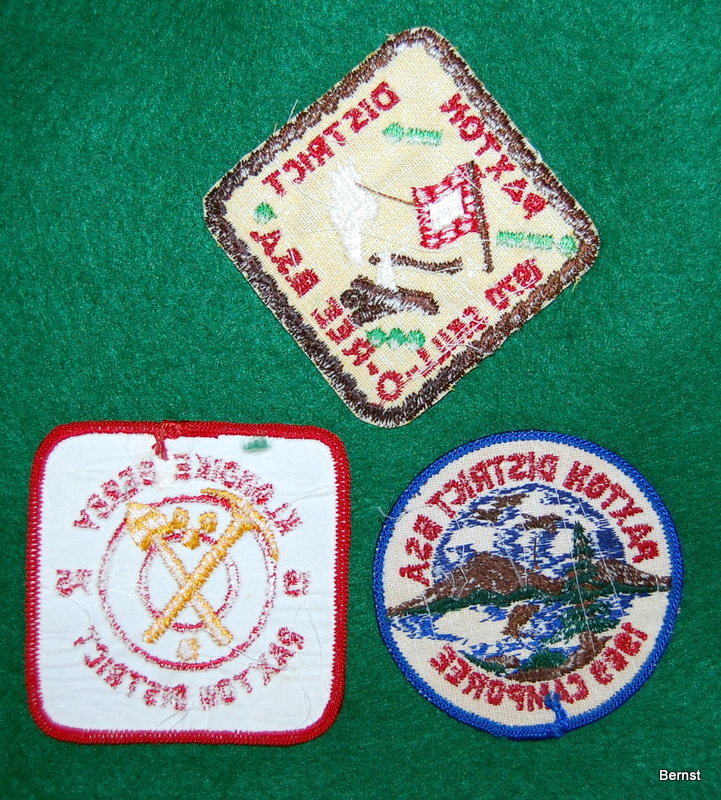 BOY SCOUT - LOT OF PAXTON DISTRICT ACTIVITY PATCHES - KEYSTONE AREA ...