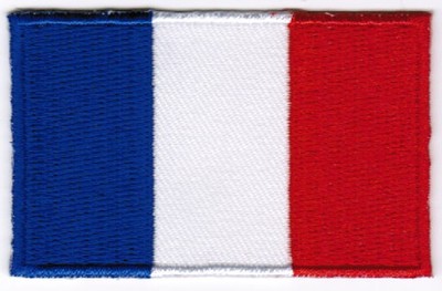 France Flag Patch Embroidered Iron On Applique French | eBay