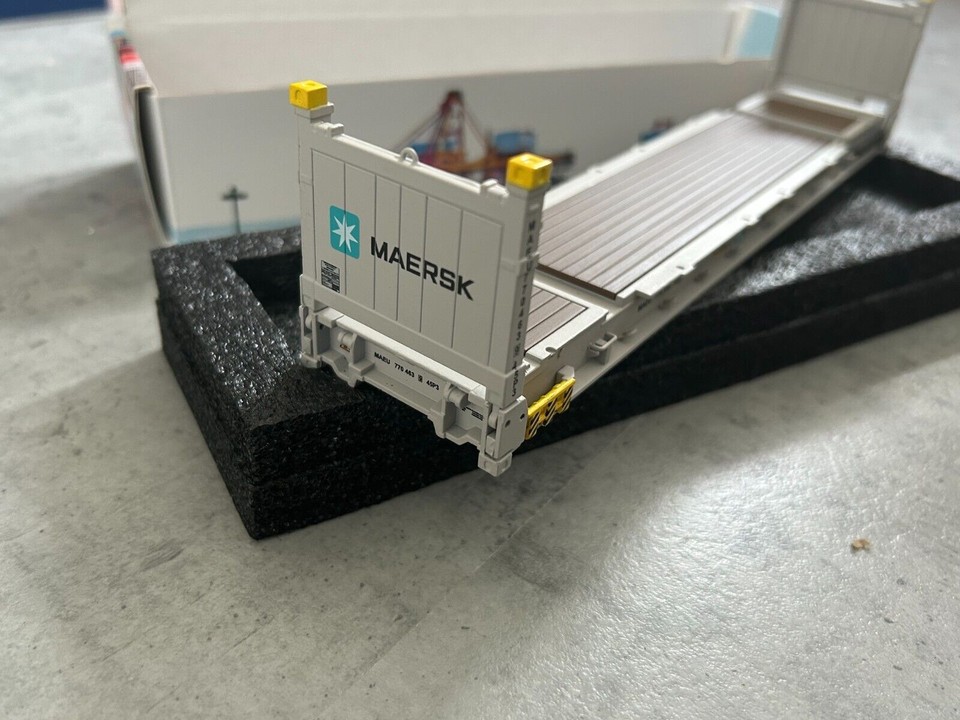 Tekno 1:50 Maersk 40ft flat track container | eBay
