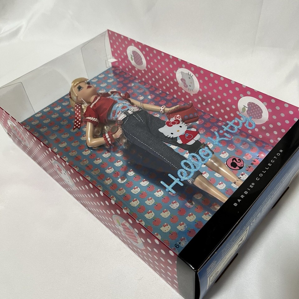 MATTEL SANRIO Barbie x Hello Kitty Collaboration Apple Tree 2008 Doll ...
