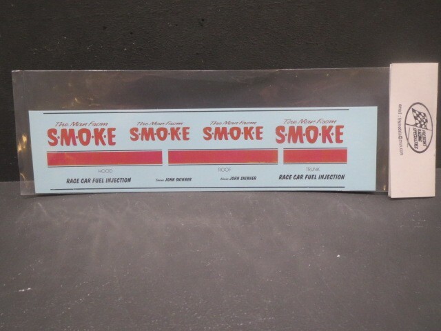 New!! Man From Smoke 66' Cuda F/C 1/25th Decal from Fremont Racing ...