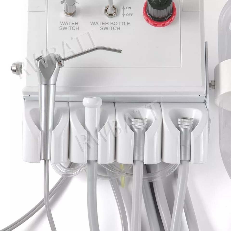 Portable Dental Turbine Unit Weak Suction 3 Way Syringe Work with Air ...