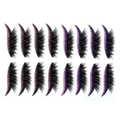 False Eyelashes Eyeliner Sticker with Eyelashes 2 In 1 Eyeliner ...