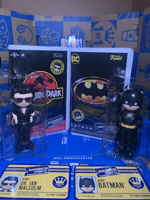 DC Funko Blockbuster Rewind Batman Common And Jurassic Park- Dr Ian ...