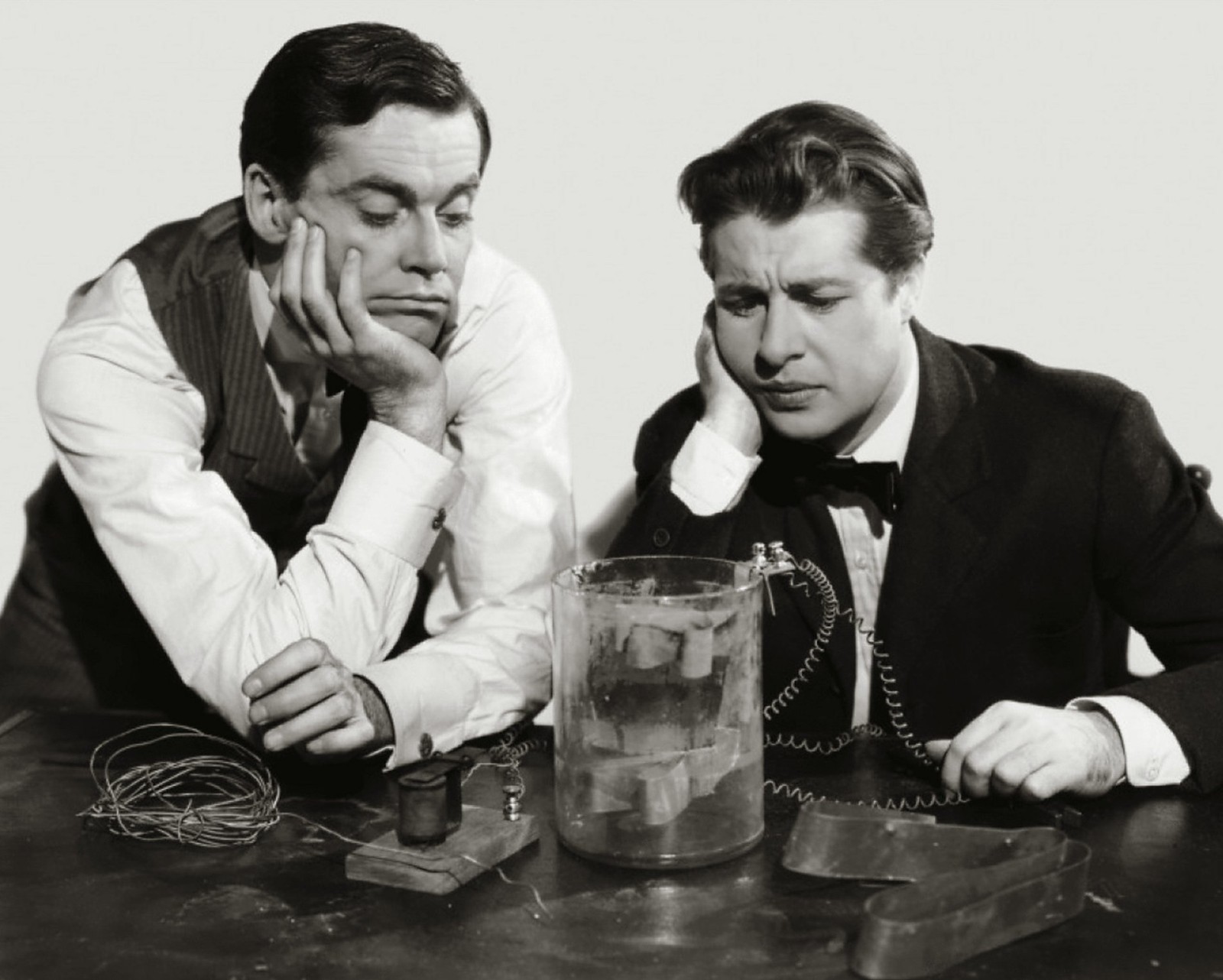 1939 DON AMECHE & HENRY FONDA in THE STORY OF ALEXANDER GRAHAM BELL ...