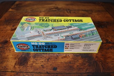 Airfix Thatched Cottage HO/OO Scale Model Railway Vintage 1978 Boxed ...