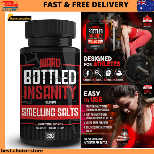 Ward Smelling Salts Bottled Insanity Insanely Strong Ammonia Inhalant ...