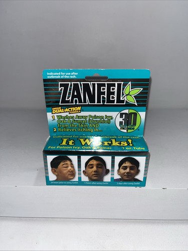 Sealed ZanFel Poison Ivy, Oak + Sumac 1oz Tube | eBay