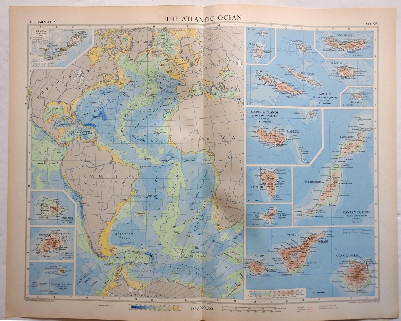 Atlantic Islands Map