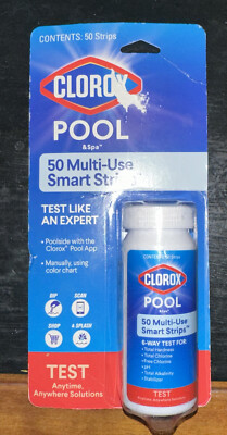 Clorox Pool and Spa My Pool Care Assistant Test Strips (Pack of 50 ...