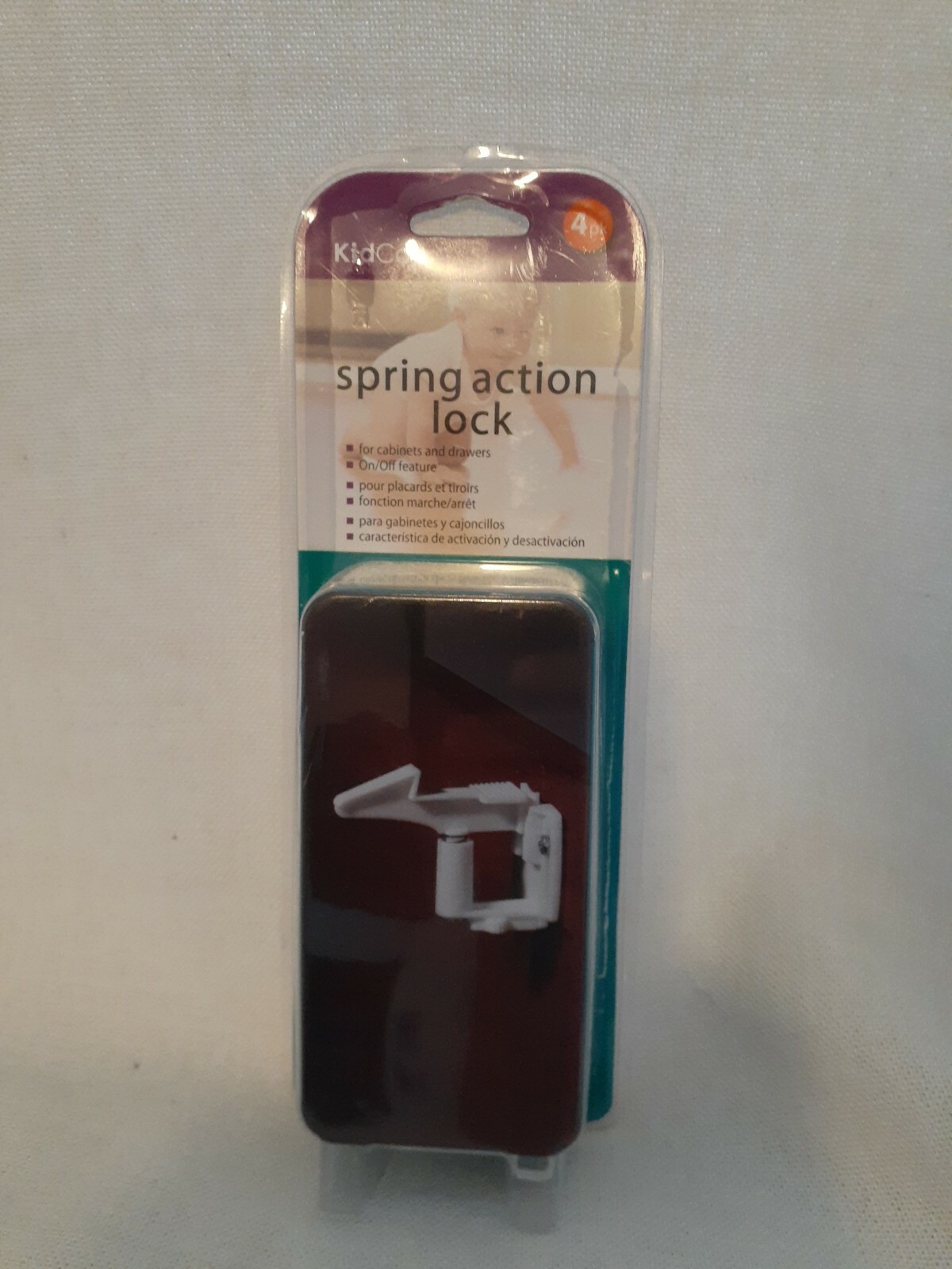 3 KidCo Spring Action Cabinet and Drawer Lock 4-pack Total of 12 for ...
