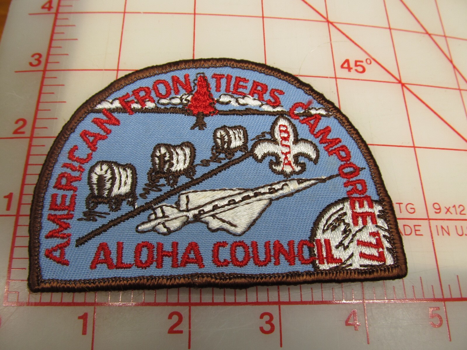 Aloha Council collectible 1977 American Frontiers Camporee patch (y20 ...