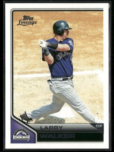 2011 Topps Lineage #19 Larry Walker | eBay