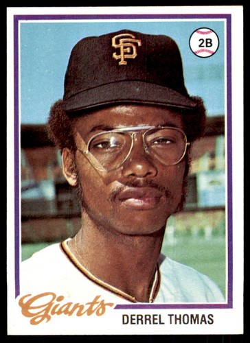 1978 TOPPS DERREL THOMAS SAN FRANCISCO GIANTS #194 (100) | eBay