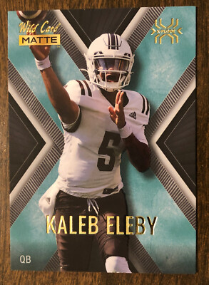 2022 Wild Card Matte Kaleb Eleby X-Plode Black Insert Card #MXP-29 | eBay
