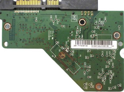 WD2503ABYZ-011FA0 (2061-771702-501 AD) 2060-771702-001 RevP1 250gb Sata ...