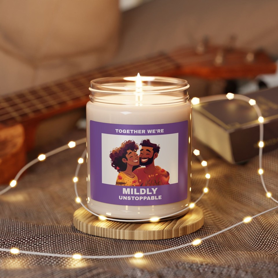 Together We're Mildly Unstoppable soy candle | eBay