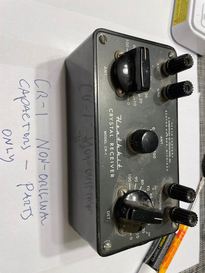 Heathkit CR-1 Crystal Receivers | eBay