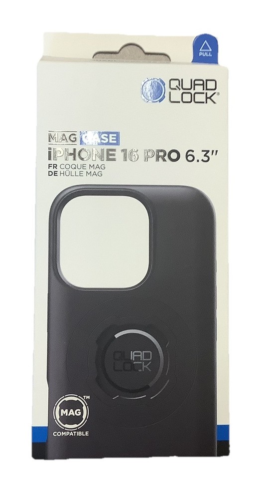 Quad Lock iPhone 16 Pro MAG Case Black QMC-IP16M | eBay