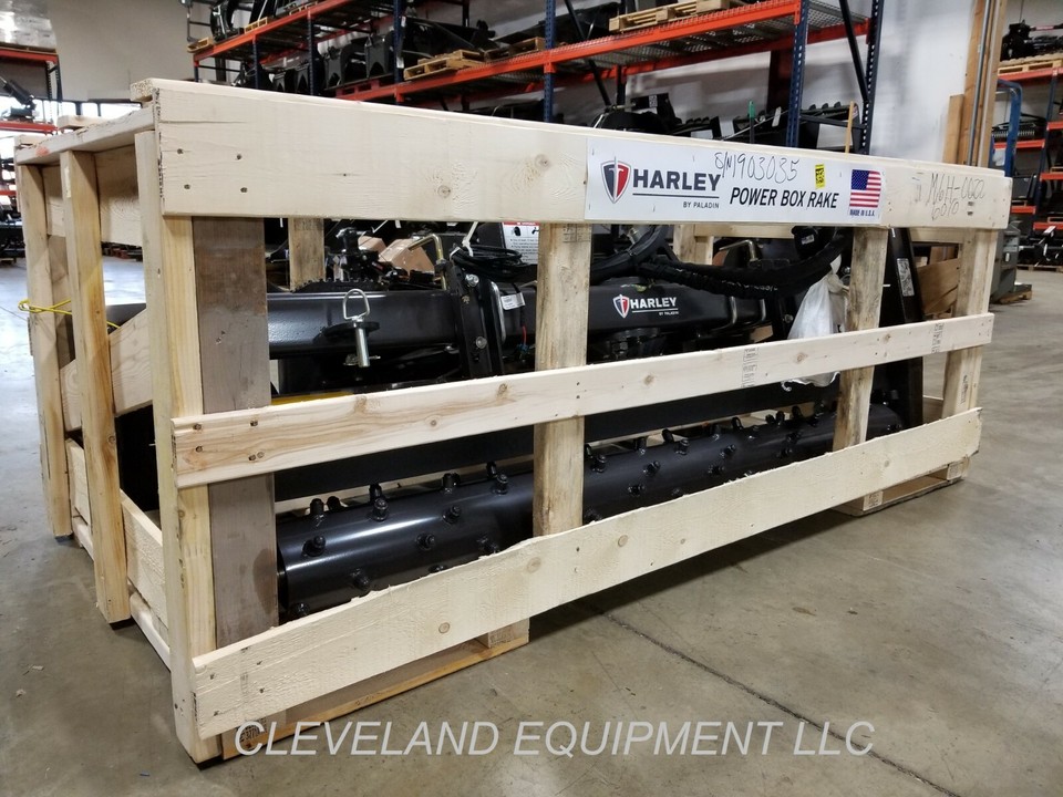 NEW 72" HARLEY POWER BOX RAKE ATTACHMENT M6H - HYDRAULIC ANGLE Skid ...