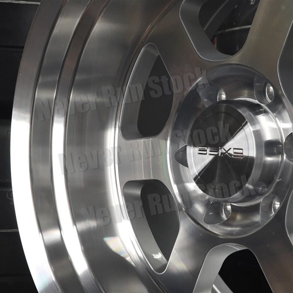 9SIX9 SIX-1 DEEP 17x9 6x139.7 6x5.5 -36 MACHINE TE 6 SPOKE 4" LIP 1 ...