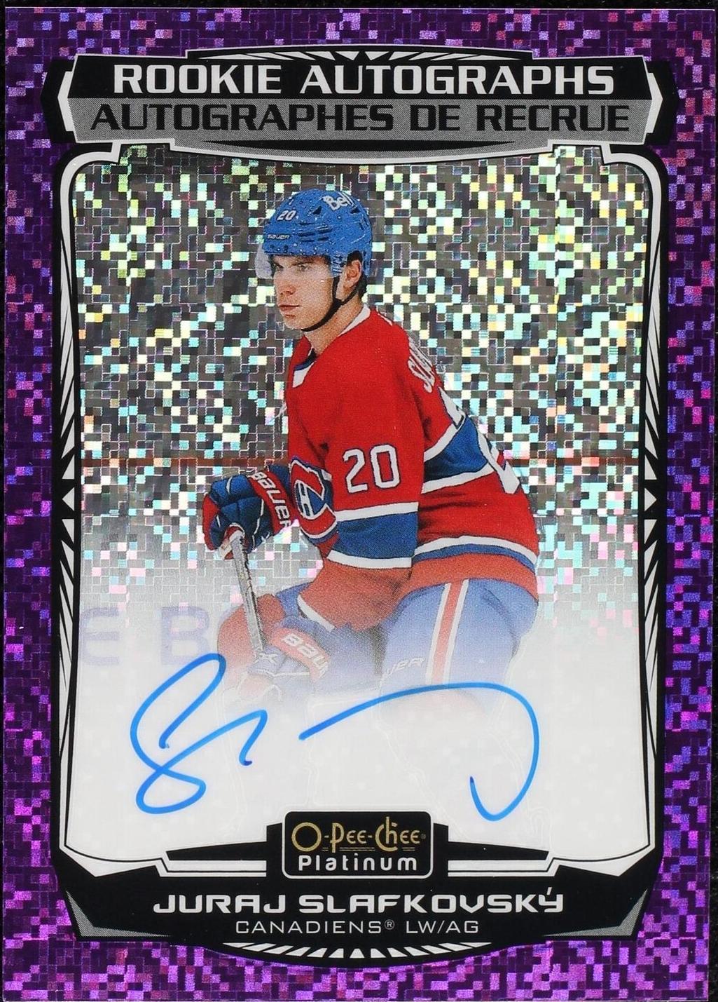 2022-23 O-Pee-Chee Platinum - Rookie Autographs Juraj Slafkovsky #R-SL ...