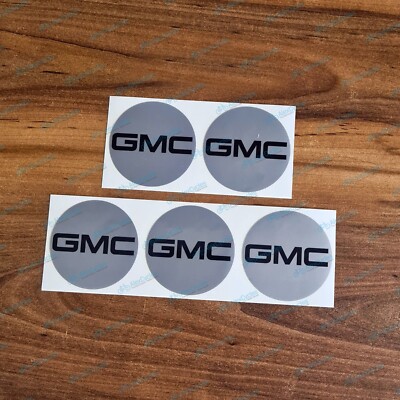 GMC SUV Truck Wheel Center Caps LAMINATED Vinyl Decals Stickers Kit Any ...