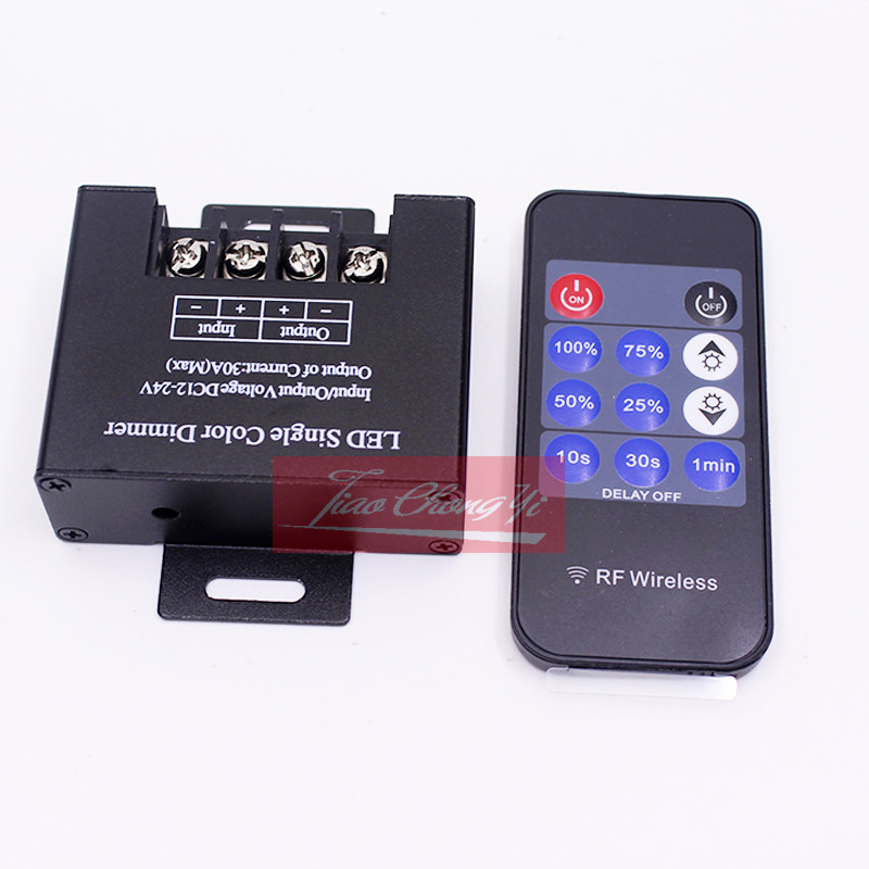 30A LED single Color Dimmer DC12-24V 11key RF Remote For 5050 5630 led ...
