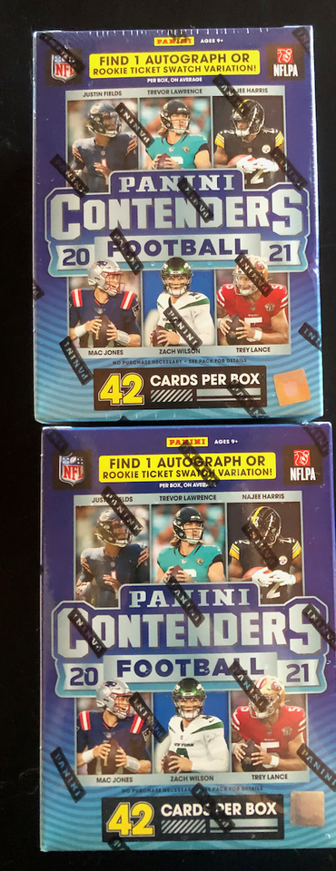 2021 NFL Panini Contenders Fanatics Blaster & Hanger Boxes + Value ...