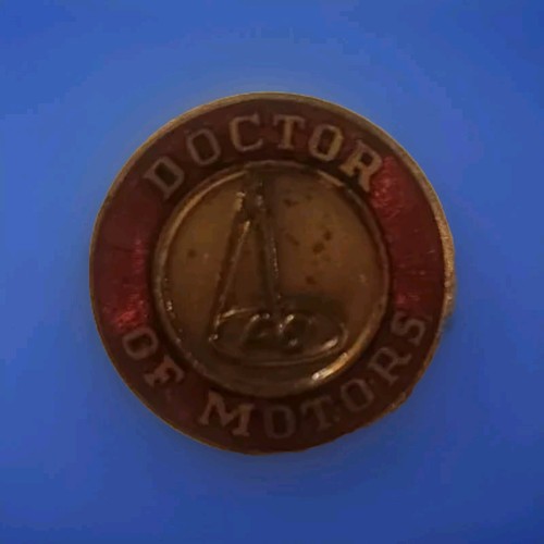ORIGINAL VINTAGE DOCTOR OF MOTORS MECHANIC ENAMEL SCREWBACK PIN | eBay