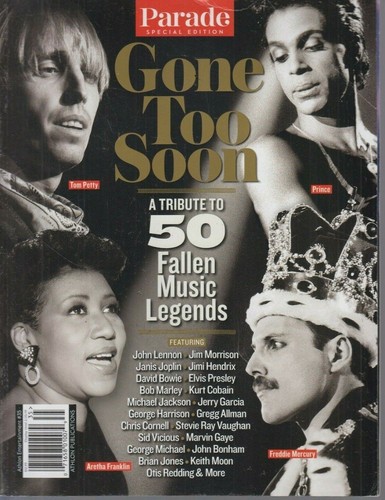 Parade Special Edition Gone Too Soon 50 Fallen Music Legends 2018 | eBay UK