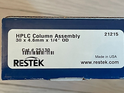 New HPLC Column Assembly Restek 30x4.6mm x1/4" OD 25130 guard sealed | eBay