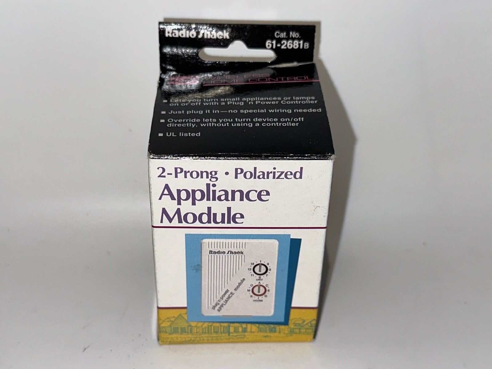 Radio Shack 2 prong polarized appliance module new 61-2681b plug n ...