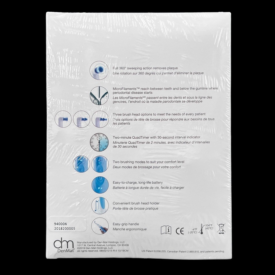 Rotadent ProCare Professional Electric Rotary Toothbrush - Blue / White ...