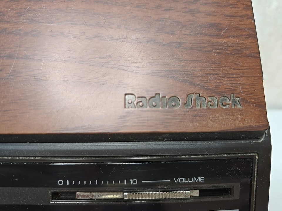 Radio Shack Duofone TAD-325 Telephone Answering Machine Wood Grain ...