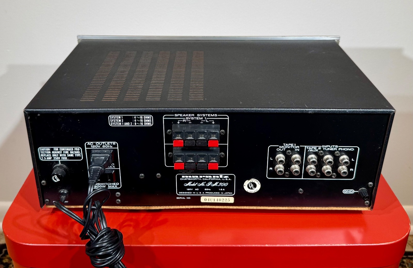 Marantz Model PM 300 Console Stereo Amplifier | eBay