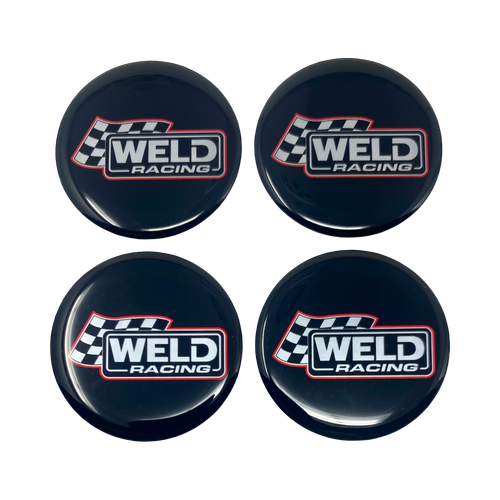 WELD RACING center caps Wheel Emblems Decals Stickers set of 4 | eBay