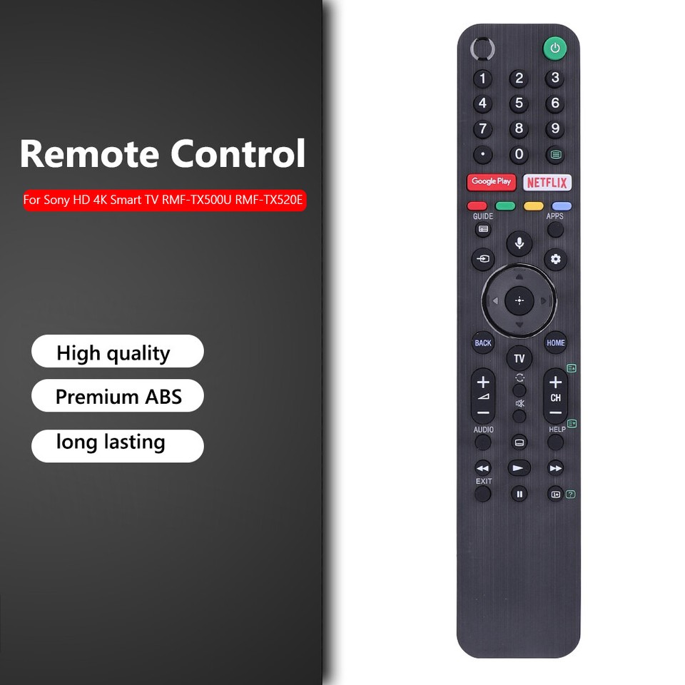 RMF-TX500U Smart TV Remote TV-Remote for Sony RMF-TX520E/TX520P/TX520B ...