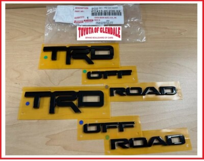 2010-2024 Toyota 4Runner TRD Off Road Badge Set | PT413-0C230-02 ...