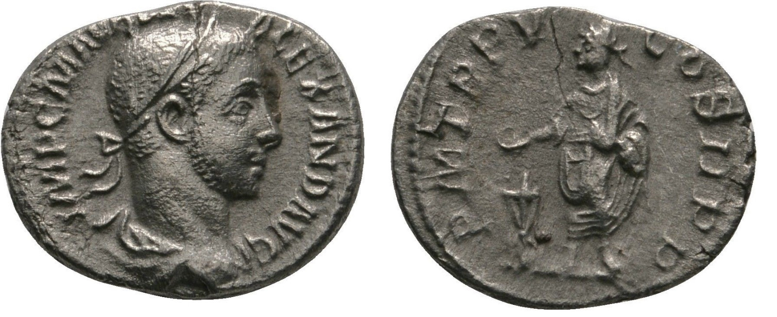 Ancient Rome Severus Alexander AD 226 SILVER Denarius EMPEROR TRIPOD | eBay